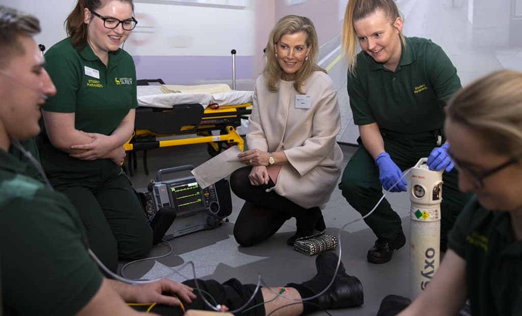 HRH The Countess of Wessex visits University of Surrey, opening Kate ...
