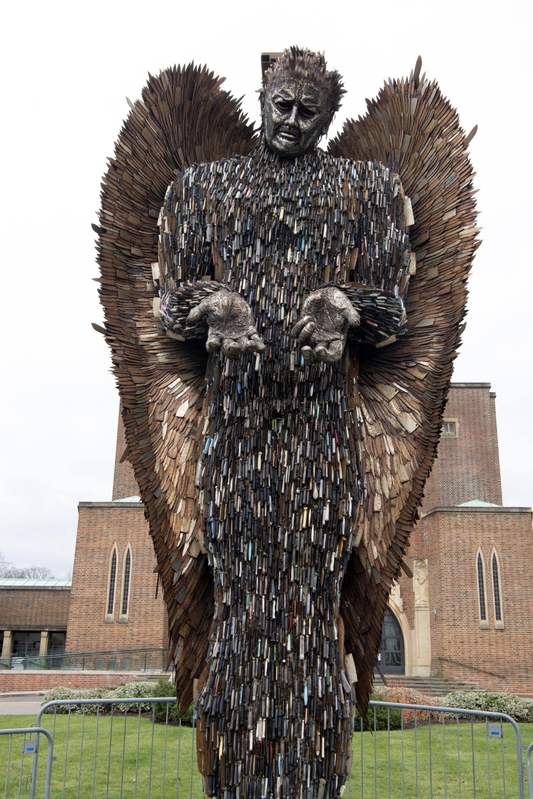 Knife Angel launch at Guildford Cathedral - Surrey Lieutenancy
