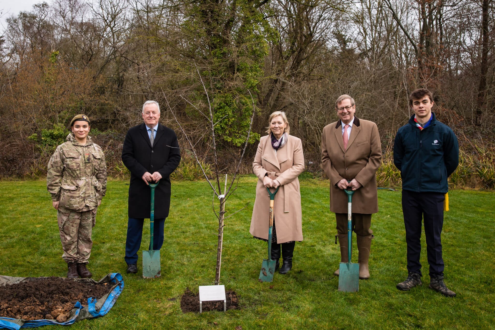 Queen Elizabeth's Foundation Queen’s Green Canopy tree planting ...